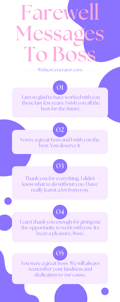 45 Farewell Messages To Boss Goodbye Wishes